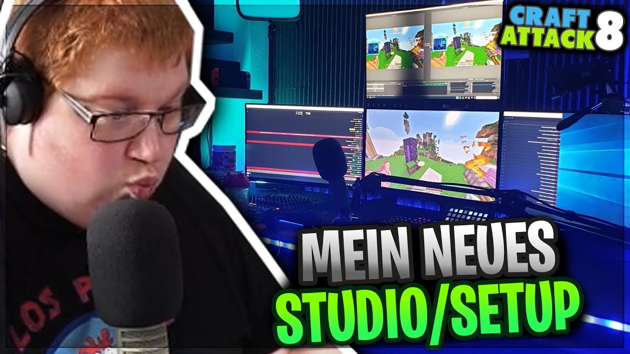 Das NEUE Gamerstime STUDIO ist FERTIG! 😍 | Craft Attack Staffel 8 Folge ...