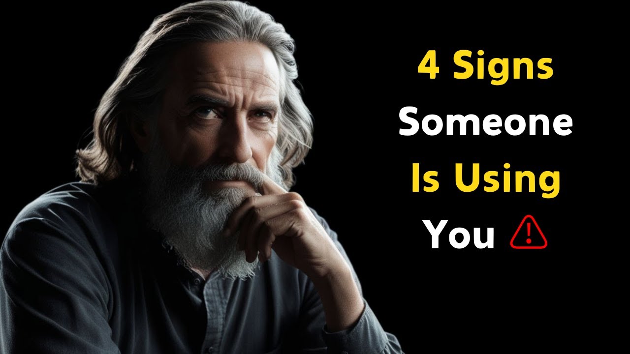 4 Signs Someone Is Using You – Stop This Now! ⚠️ - YouTube