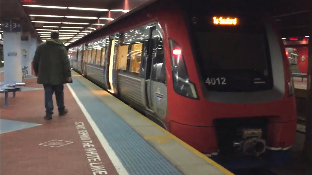 Boarding An Adelaide 4000 Class Train At Adelaide Central | Adelaide PT ...