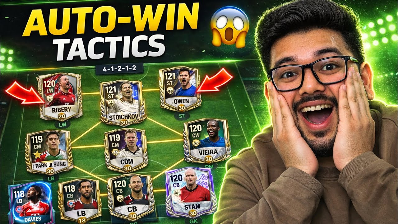 FC Mobile Team Review 🔥 | AUTO-WIN Manager Mode Tactics 😱 | Full ...