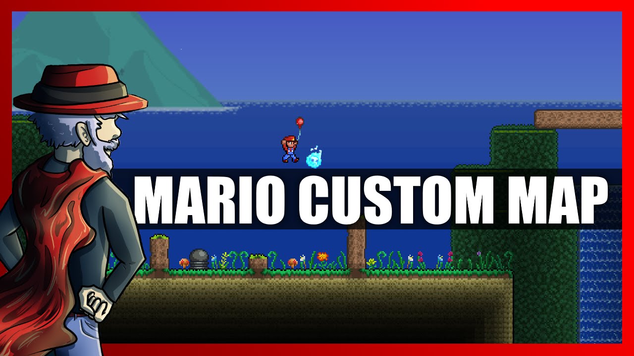 Terraria 1.3 - Custom Mario Adventure Map | Pedguin and PythonGB ...