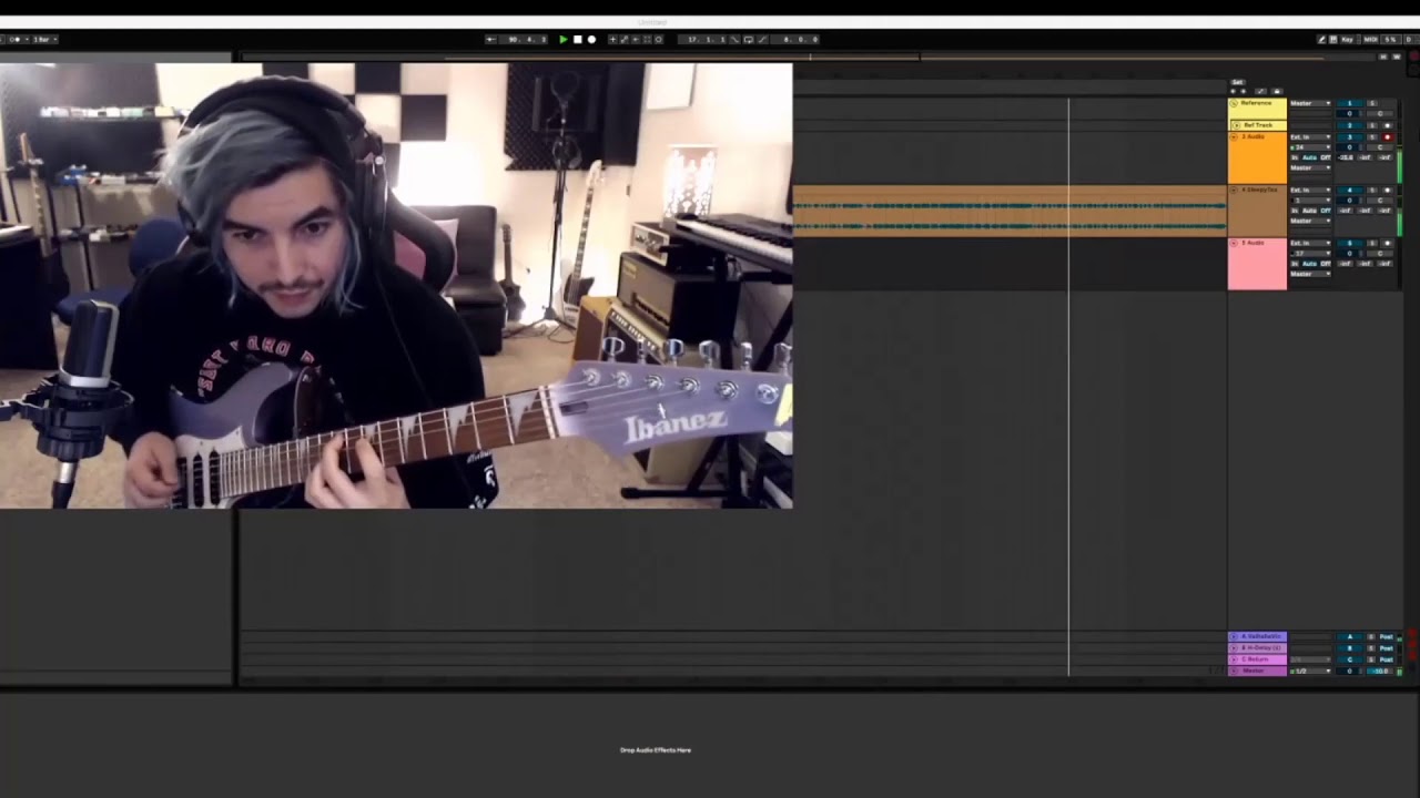 Mario Camarena from CHON plays Sleepy Tea - YouTube