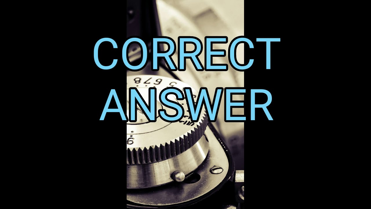 correct answer (sound effect for vlog) - YouTube