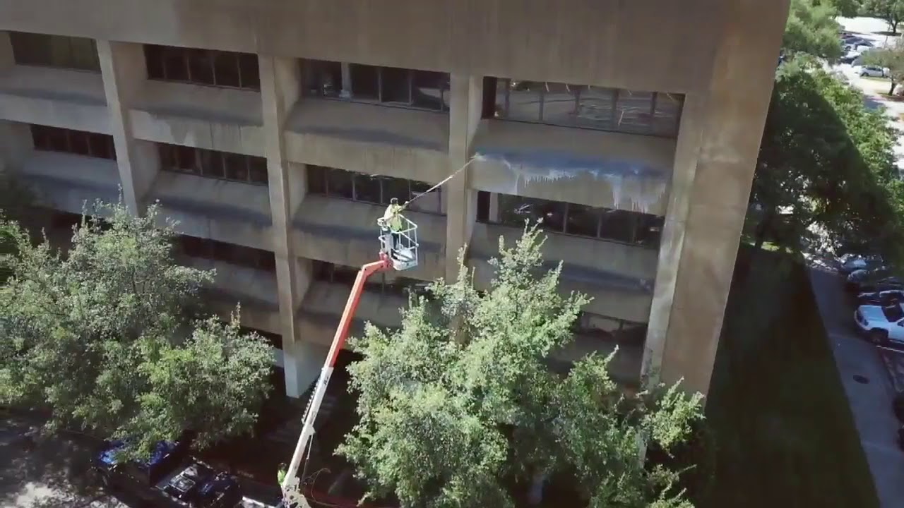 Building washing example - YouTube