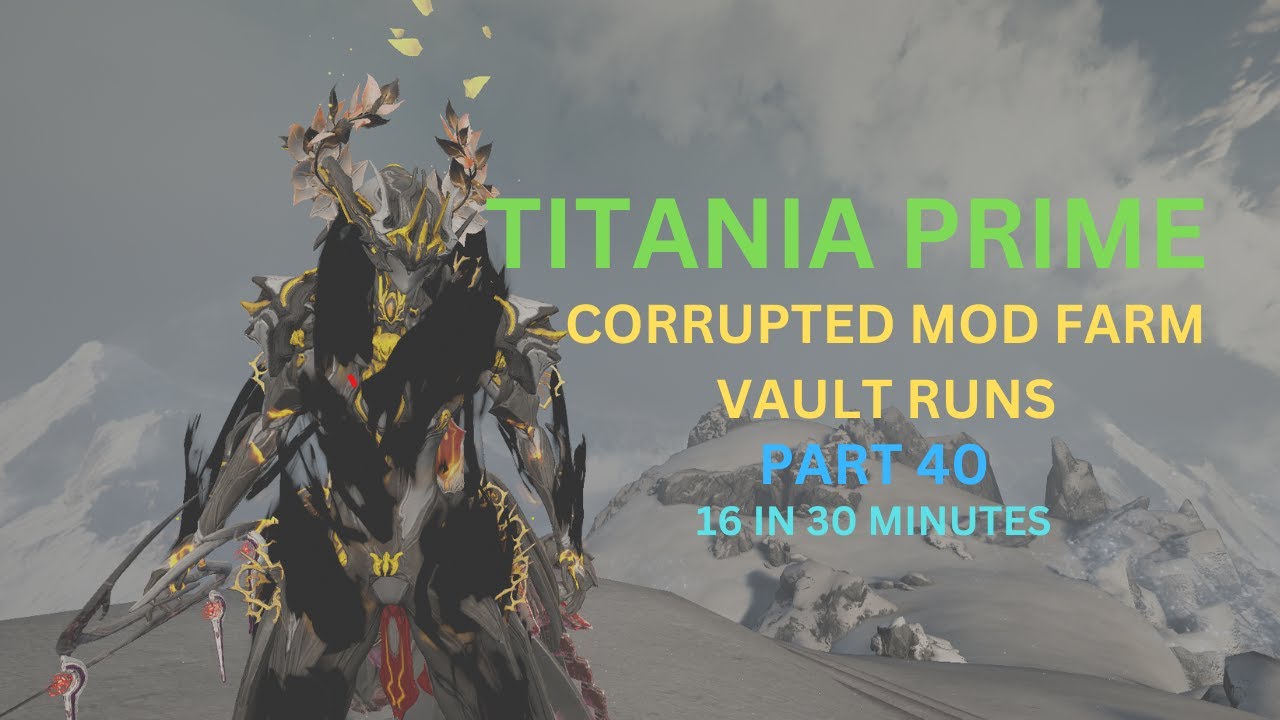 Warframe 2024: Solo Titania Prime Orokin Vault Runner (Corrupted Mod ...