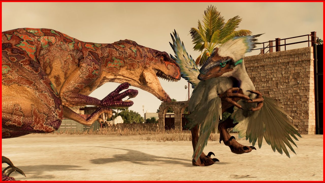 Atrociraptor VS Pyroraptor - Jurassic Clash | Jurassic World Evolution ...