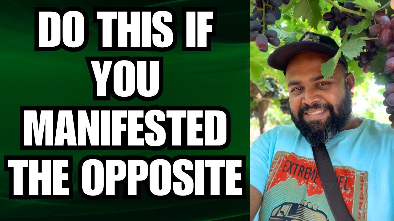 Do This If You Manifested The Opposite/Nothing is Working - YouTube