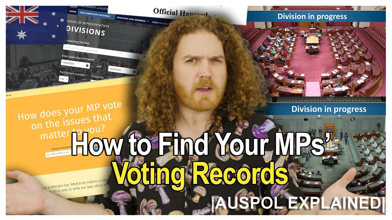 How to Find Your MPs' Voting Records | AUSPOL EXPLAINED - YouTube
