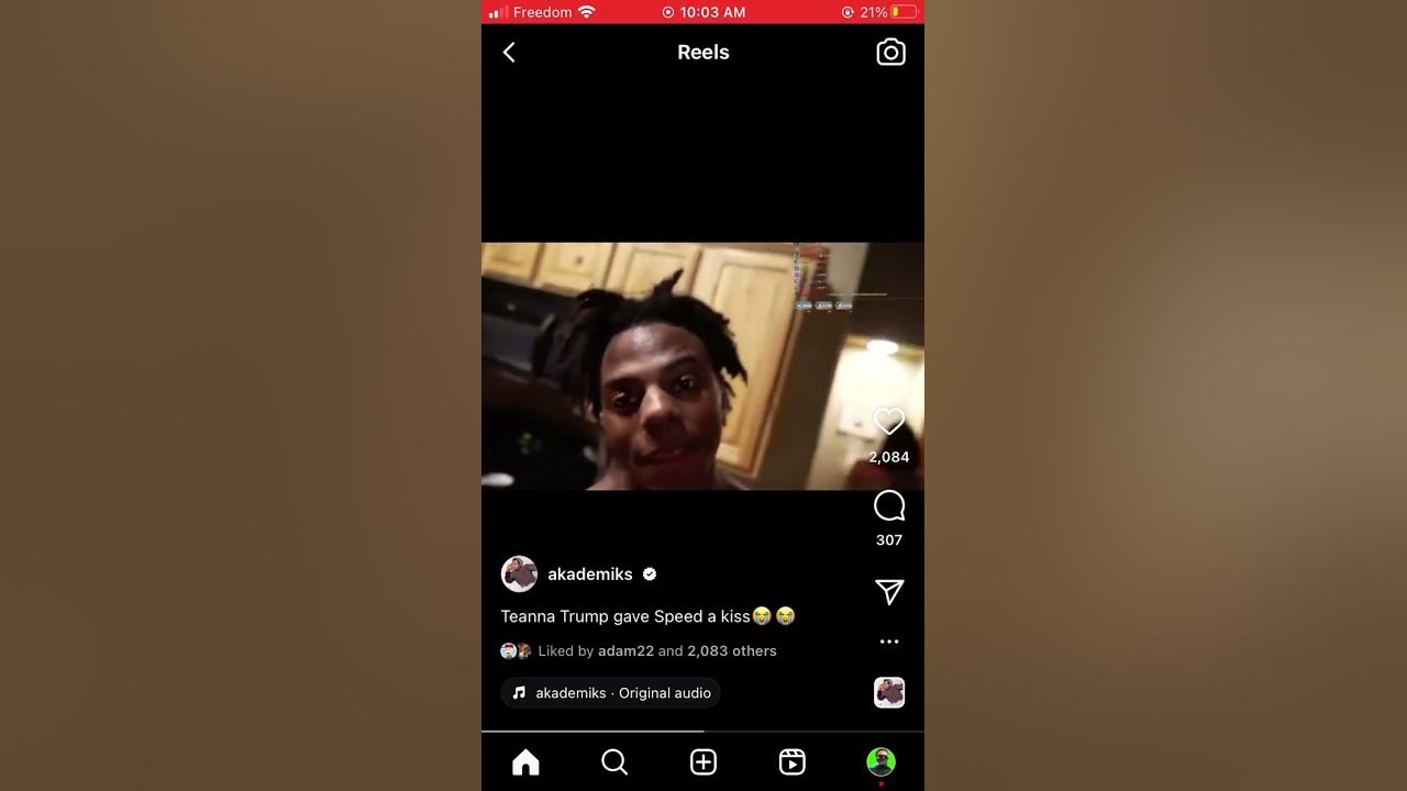 Teanna Trump Kiss Speed 😂 Youtube
