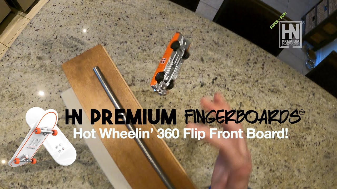 HN Premium Fingerboards - Hot Wheelin' 360 Flip Front Board Pop Out ...