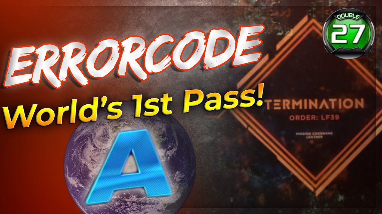 [World's 1st Pass] Errorcode D27 15 Miss!!! - YouTube