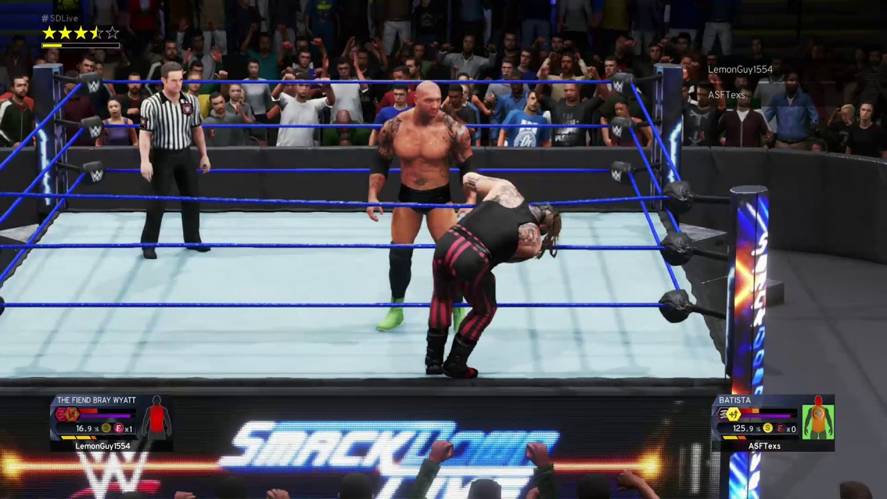 awa universal title match - YouTube