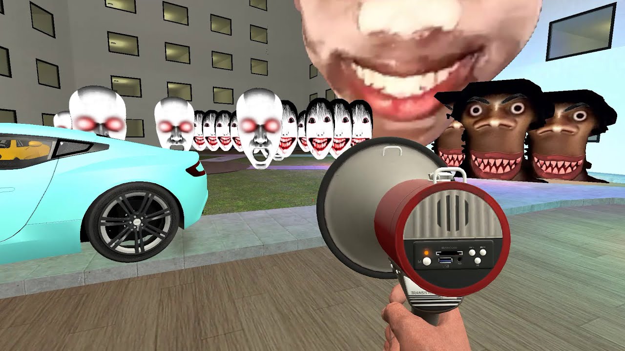 Escape My Name Is Aughhhh: Tenge Tenge and Scary Scary #gmod - YouTube