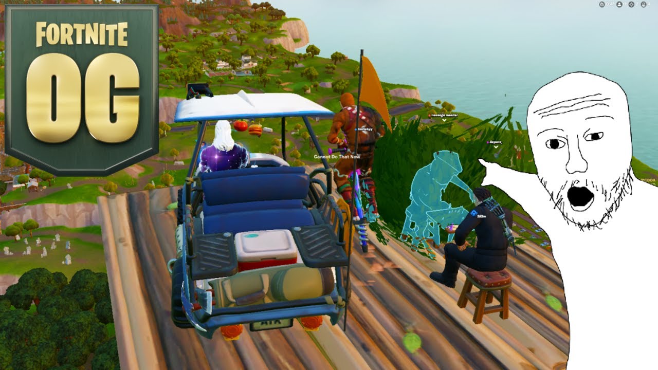 Building a Skybase in OG Fortnite - YouTube