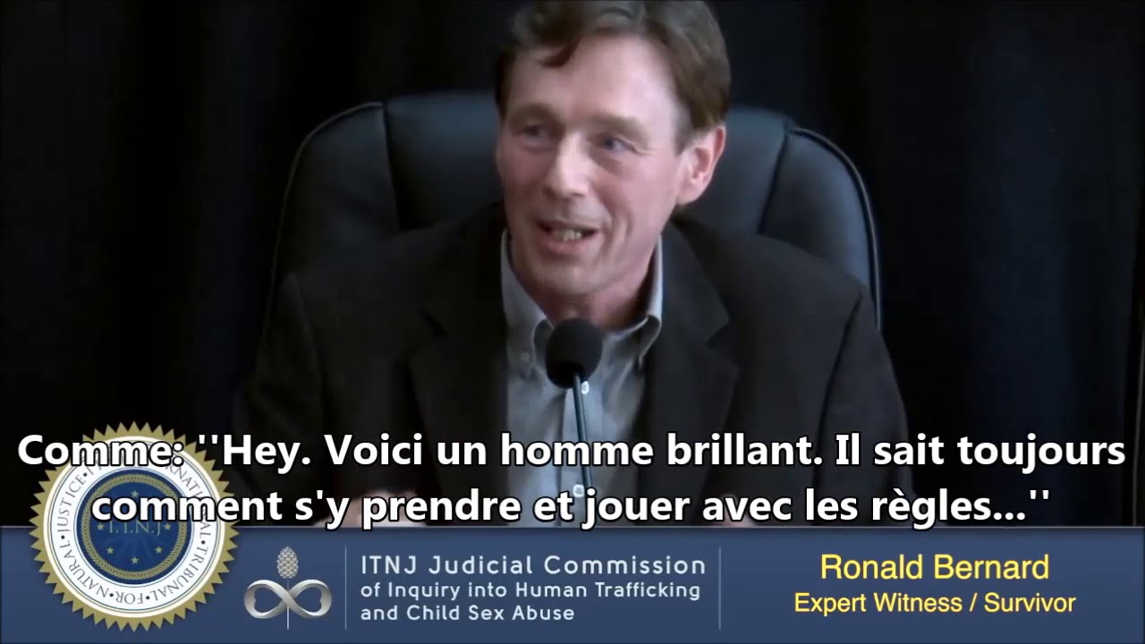 Témoignage de Ronald Bernard au cours de la Commission d'enquête ...