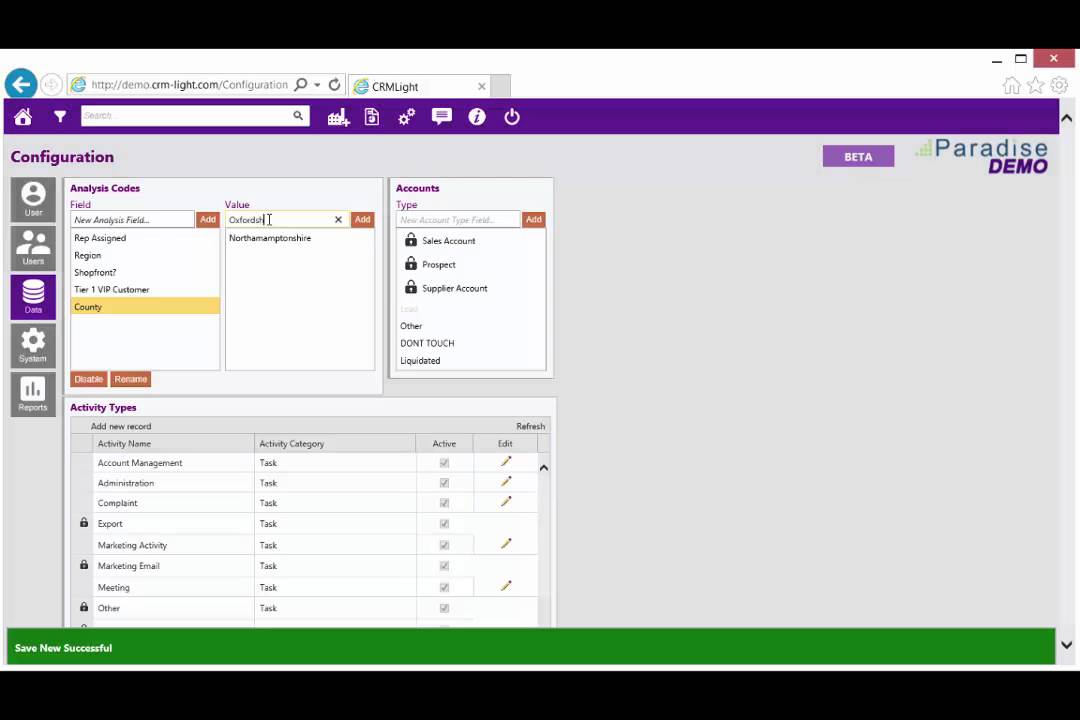 CRM LIght Configuration - YouTube