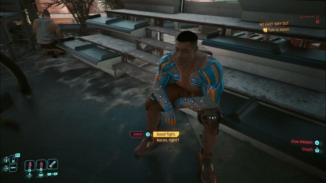 Cyberpunk 2077: Phantom Liberty - No Easy Way Out: Bet On Fight and Speak To Aaron Waines ...