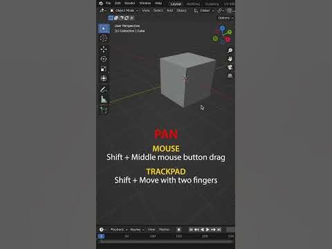 How to Move Around in Blender #Shorts - YouTube