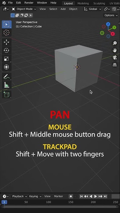 How to Move Around in Blender #Shorts - YouTube