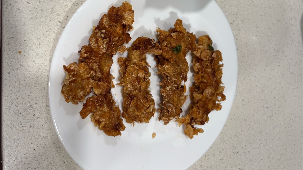 Spicy Chicken Corn Strips! |“ Crispy Corn Crumbs Strips” | Easy, Tasty ...