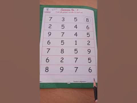 Ukg- Maths-Circle the greatest number - YouTube