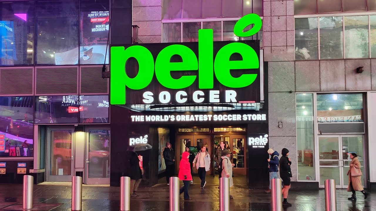 Pele Soccer Store in Times Square in New York City #pele #pelesoccer # ...