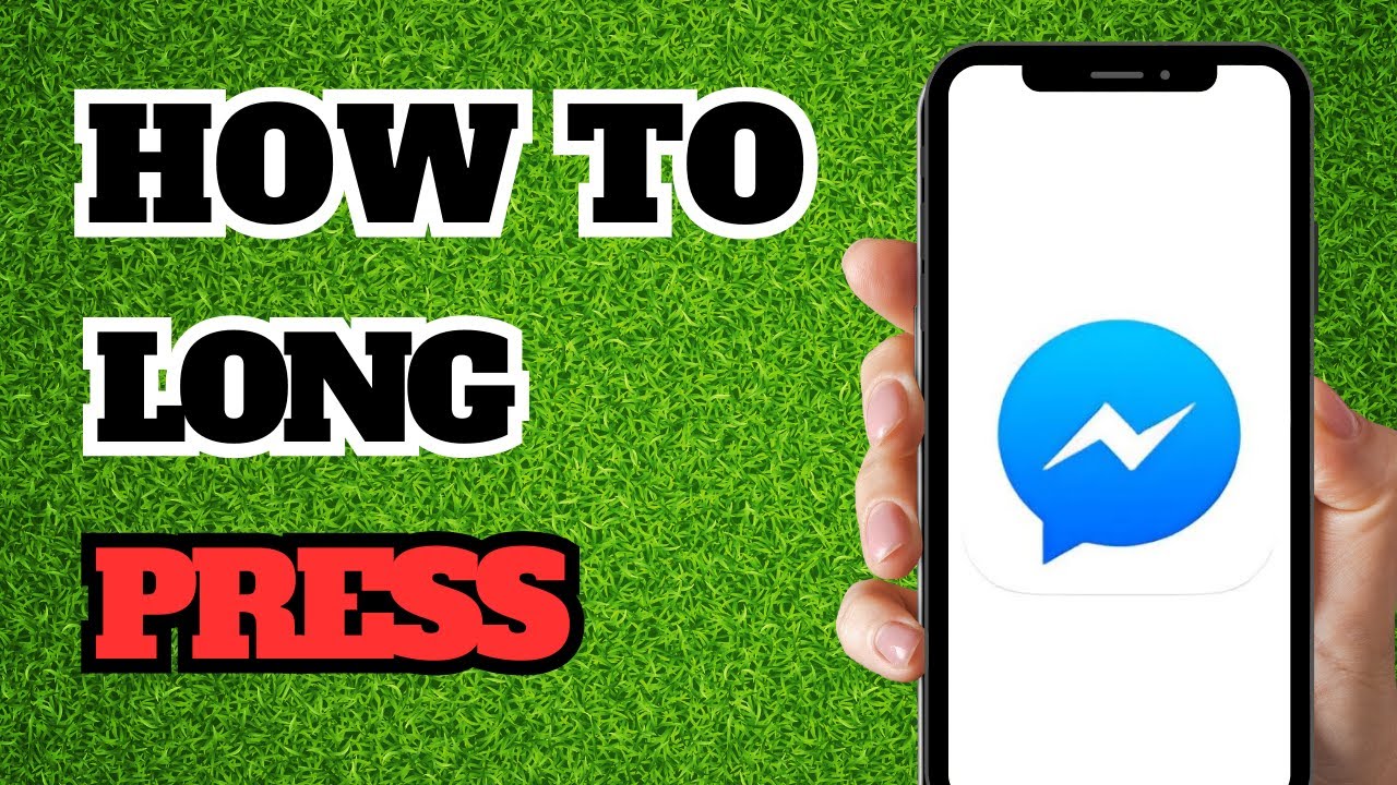 How to Long Press on Messenger Android | Full Guide 2024 - YouTube