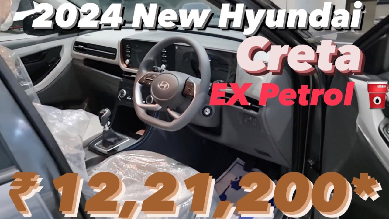 2024 New Hyundai 🚘 Creta Facelift EX Petrol ⛽️ MT Review - YouTube