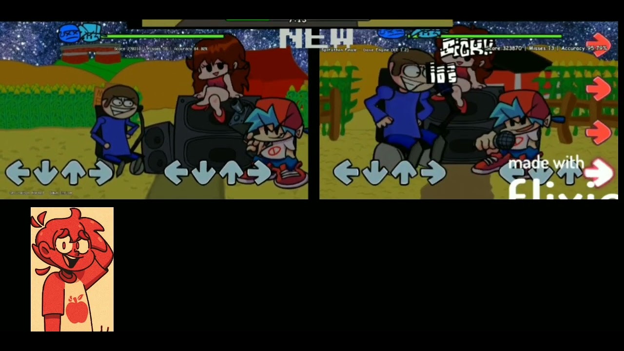 jogando Dave e Bambi fnf (splitathon) - YouTube