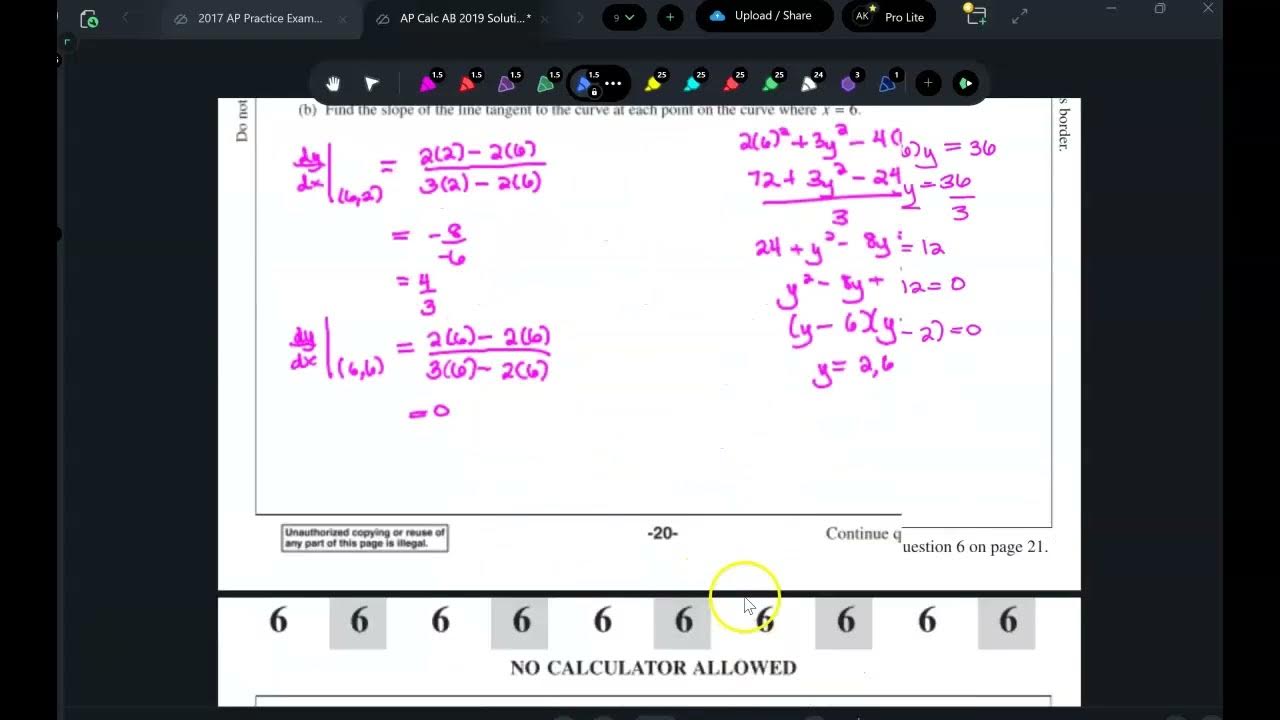 Calc AB Review Session 5/8 - YouTube