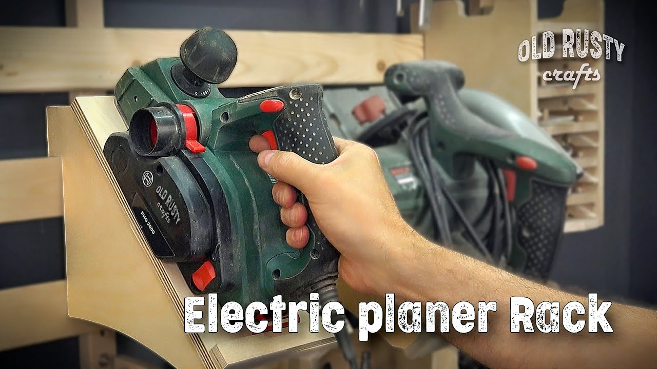 DIY French Cleat Rack for Your Electric Planer – Quick, Cheap, Reliable ...