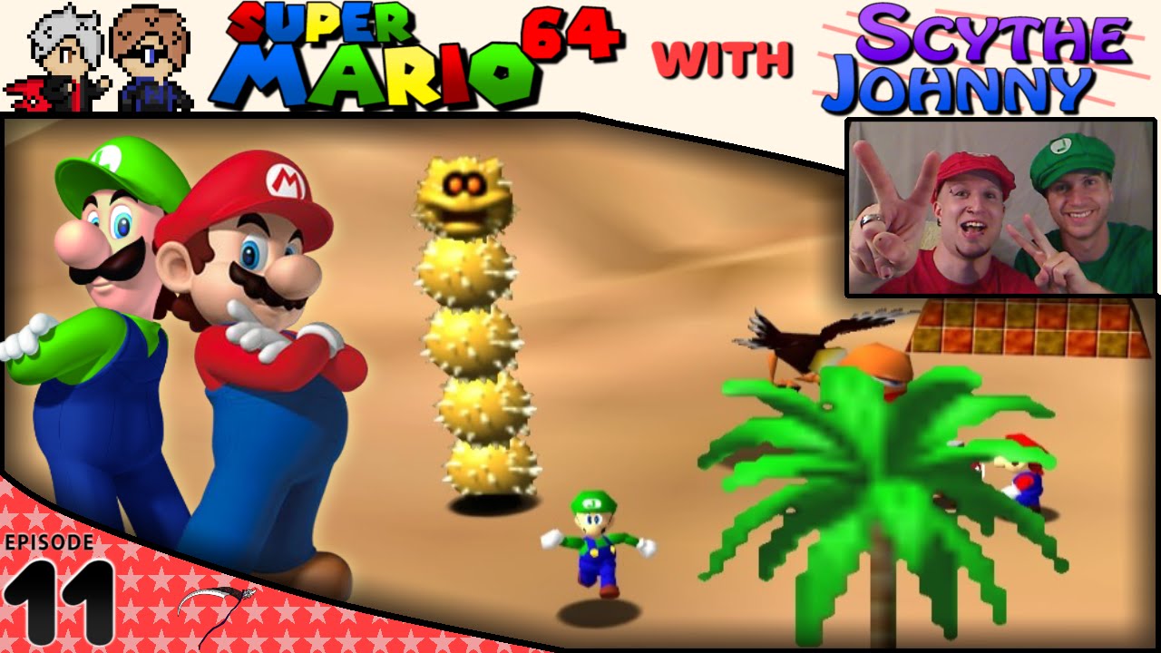 Bros RePlay SUPER MARIO 64 (2-Player Co-op) [HD]┃120 Star Challenge┃#11 ...