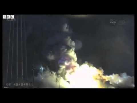 HOT - Rocket explodes seconds after lift off in Virginia - YouTube