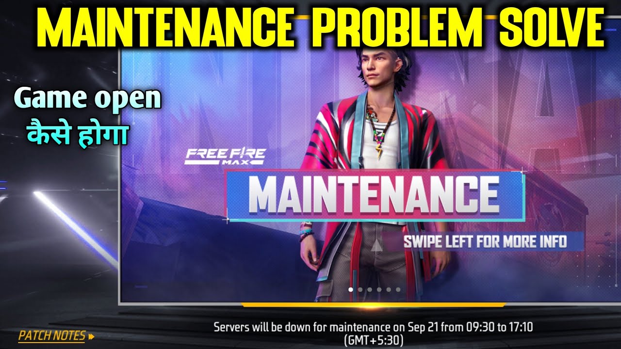 Free Fire Open Problem / Free Fire Maintenance Problem Solve/ Free Fire ...