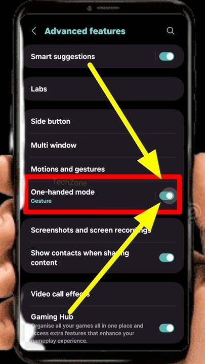 How to use one handed mode in samsung #shorts - YouTube