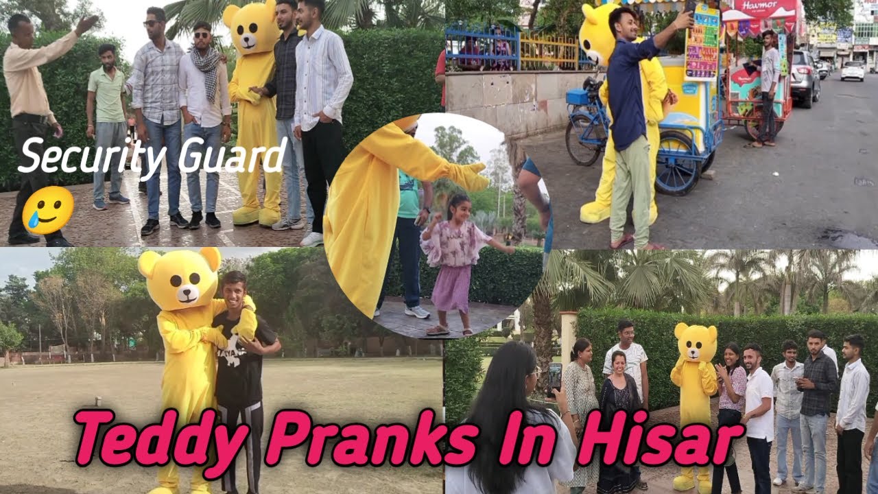 Teddy Bear Funny Prank In Public🤩 ||Teddy Bear Comedy Video ||Helpfull ...