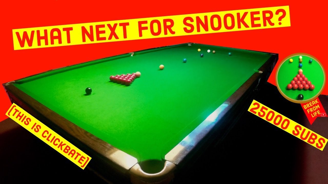 Break From Life Snooker YouTube Update - YouTube