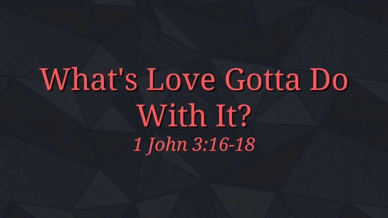 We Know Love By This: Video Devotional By Judy Mandl - YouTube