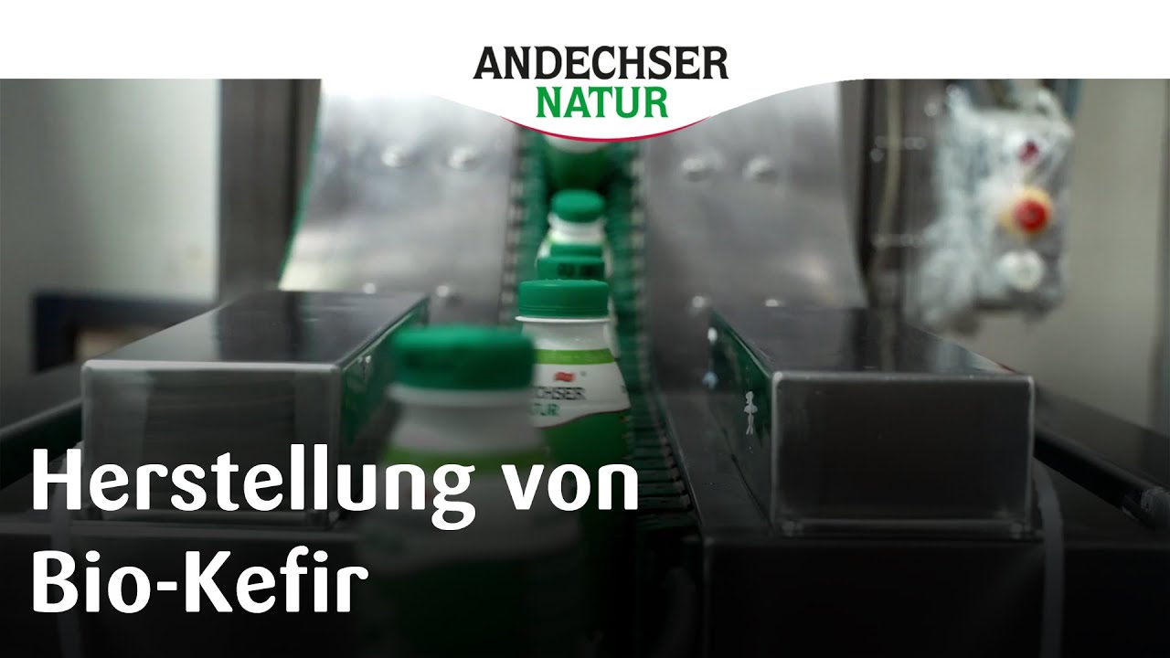 Herstellung von ANDECHSER NATUR Bio Kefir - YouTube