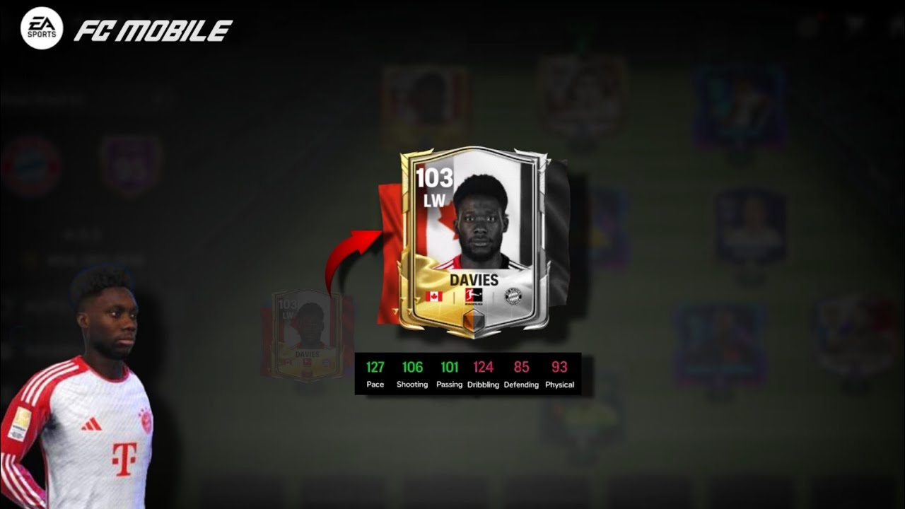 This Davies card is best lw + Lb || fc24 fc mobile - YouTube