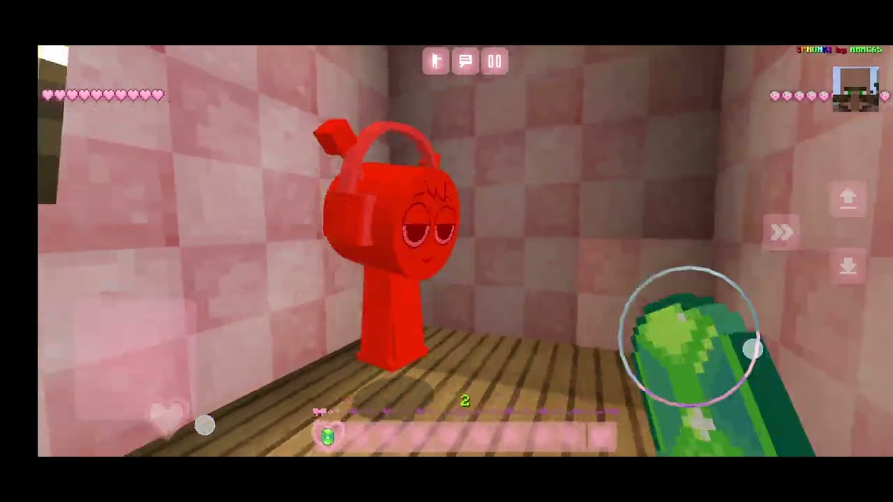 Jugando craftsman sprunki la mansion de los sprunkis - YouTube