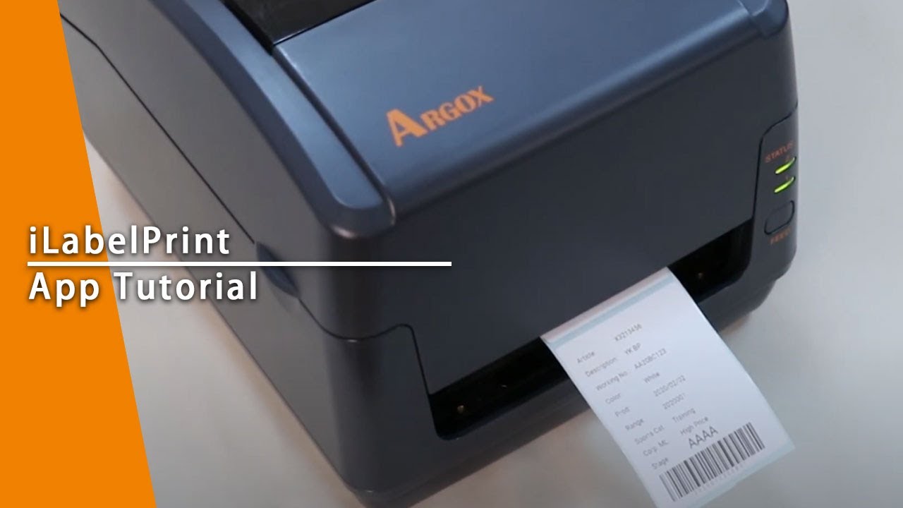 iLabelPrint App Tutorial 【Argox】 - YouTube