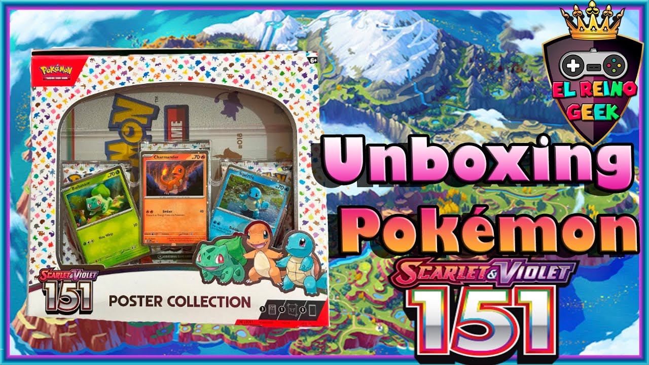 Pokémon TCG - 151 Poster Collection Box Unboxing & Review! - YouTube