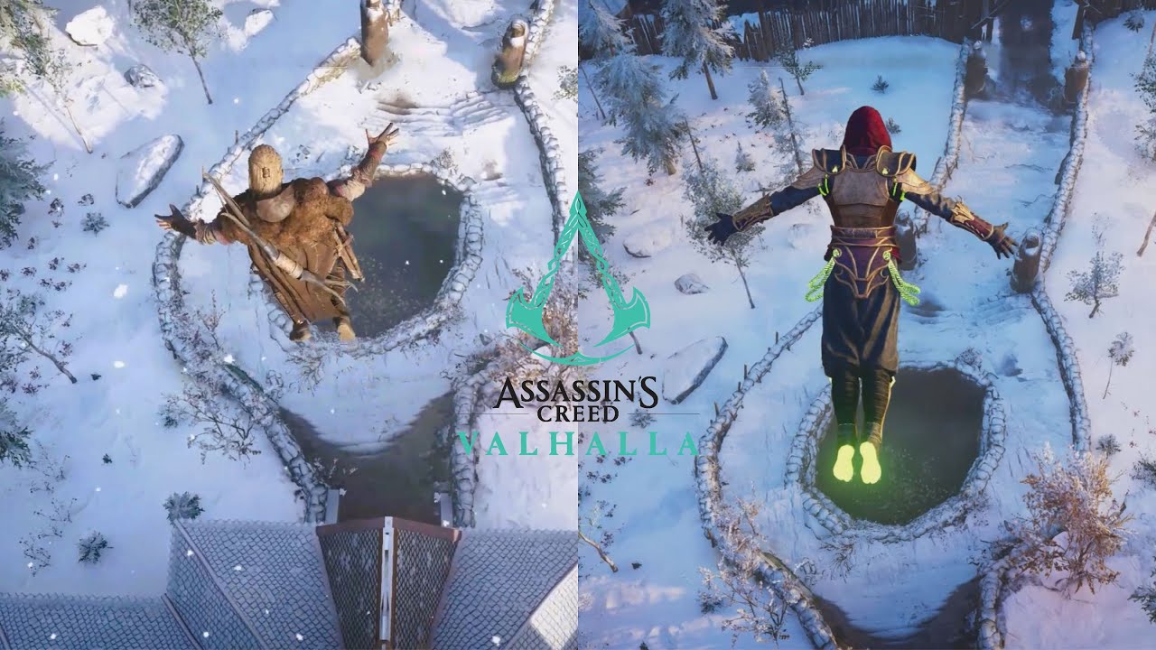 Hytham Teaches Eivor To Jump Like an Assassin AC Valhalla - YouTube