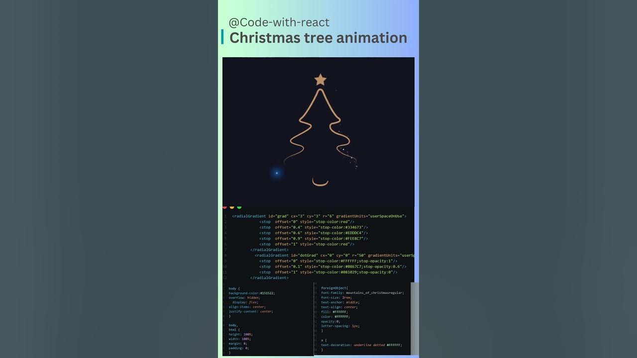 Creating a Christmas Tree in HTML, CSS & JavaScript - YouTube