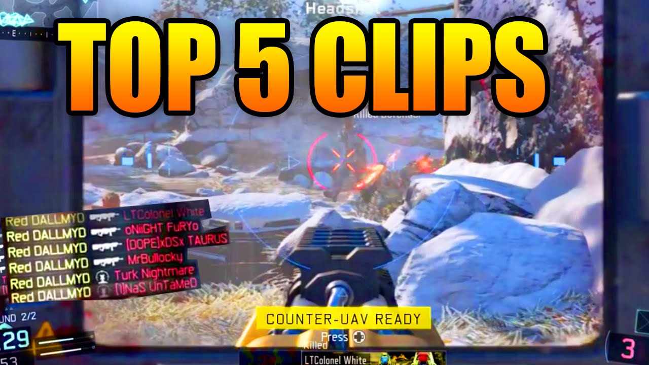 Top 5 Clips of The Week - Crazy 5 On Screen Headshot - YouTube