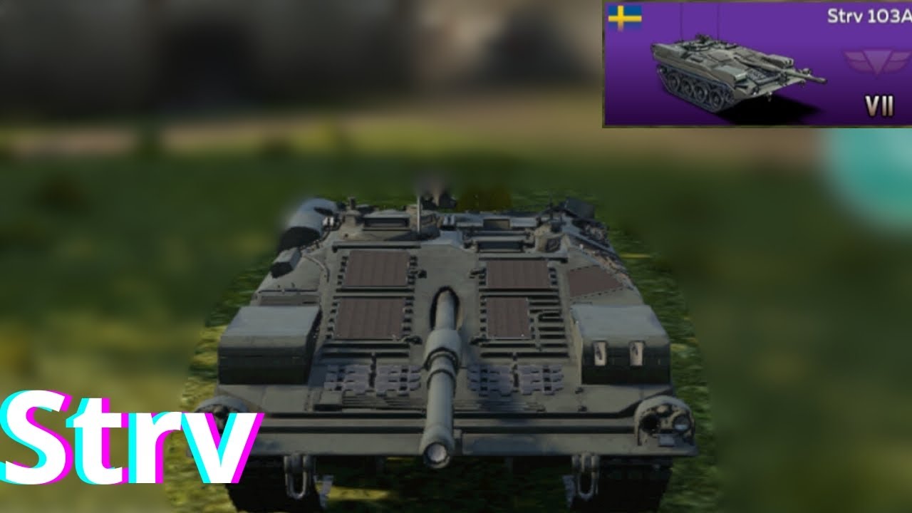 Esse tanque tem a melhor mobilidade do War Thunder mobile /Strv 103A - YouTube