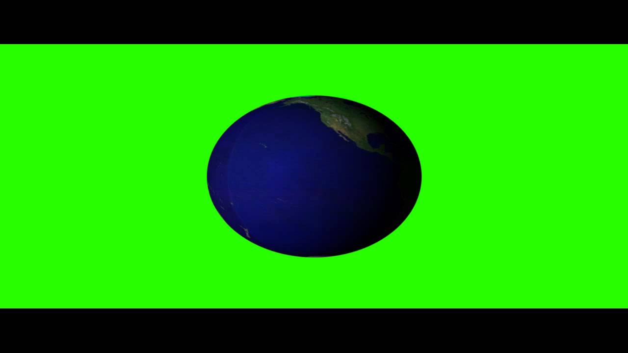 Earth Rotate - Green Screen Animation - Free Royalty Footage - YouTube