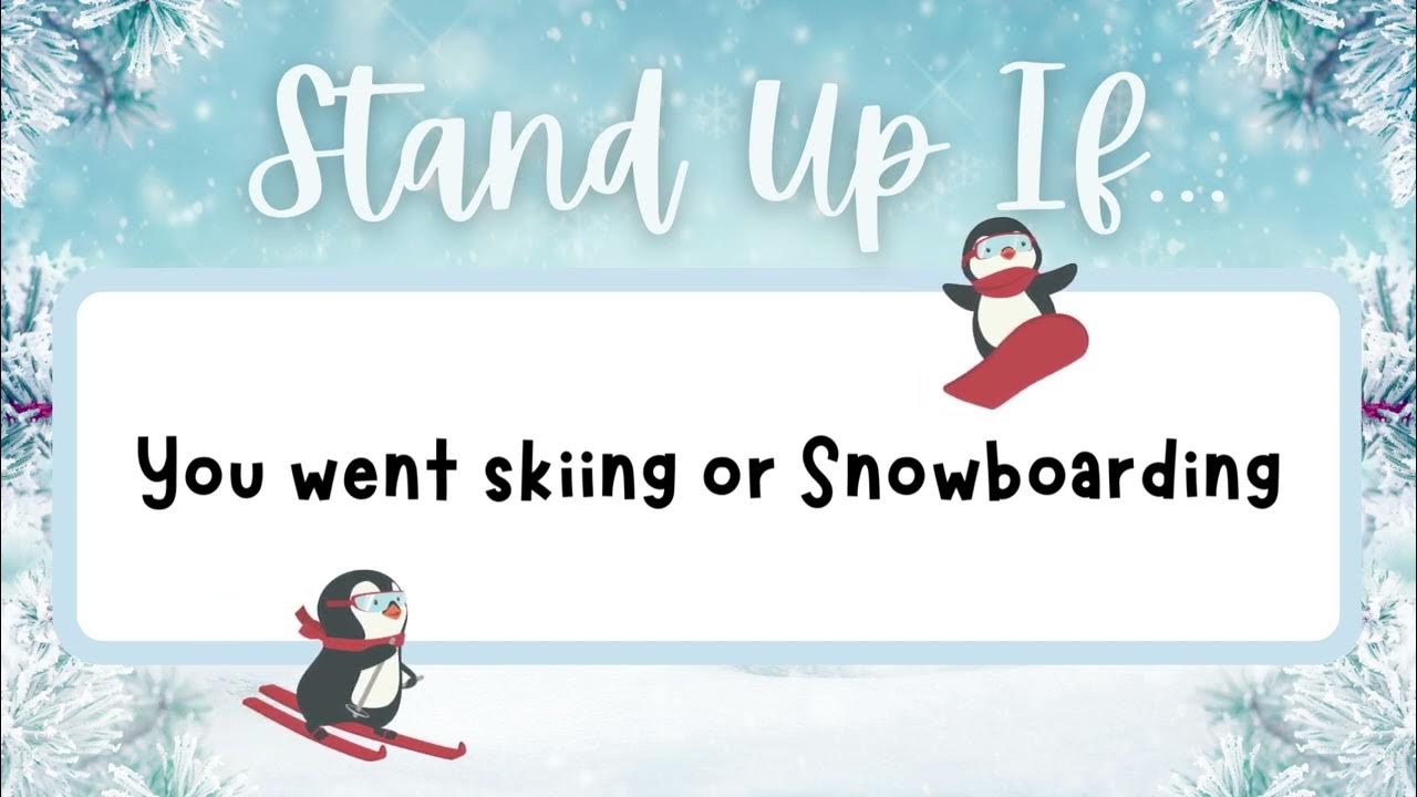 Stand Up or Sit Down Return from Winter Break - YouTube
