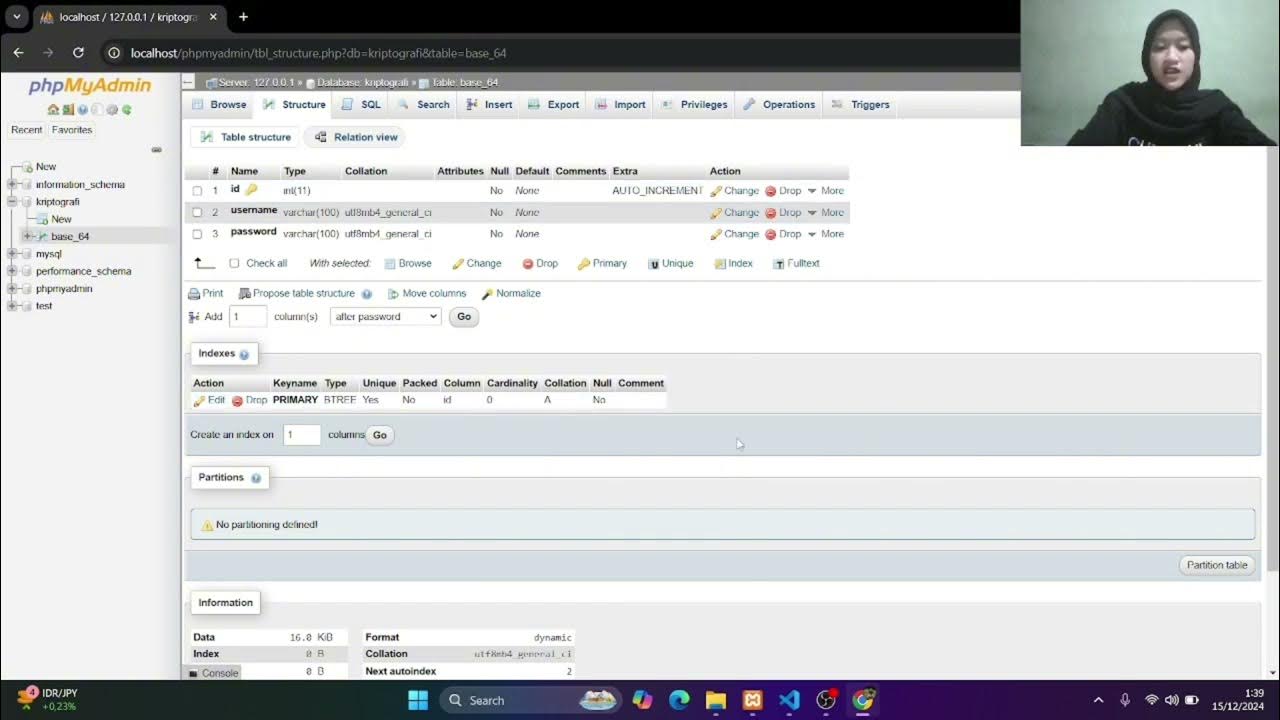 langkah-langkah membuat aplikasi PHP sederhana yang menggunakan algoritma Base64 - YouTube